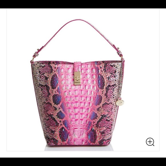 Brahmin | Bags | Brahmin Shira Pink Cobra Ombre | Poshmark
